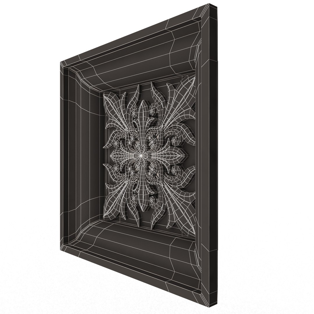 3D Model Carved Ceiling Tile 010 - TurboSquid 2324933