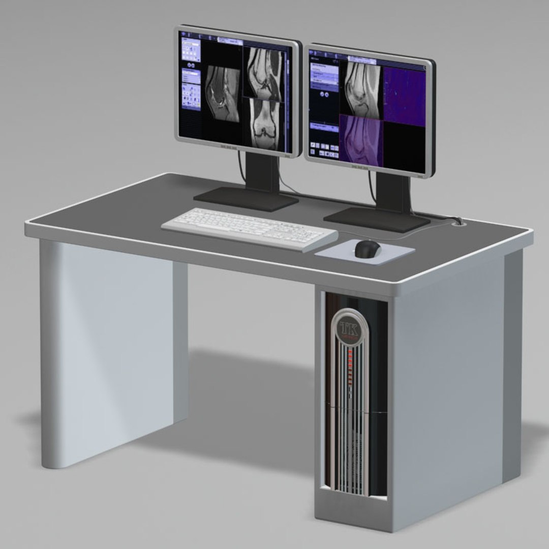 Mri Workstation Computer Pc 3d Model