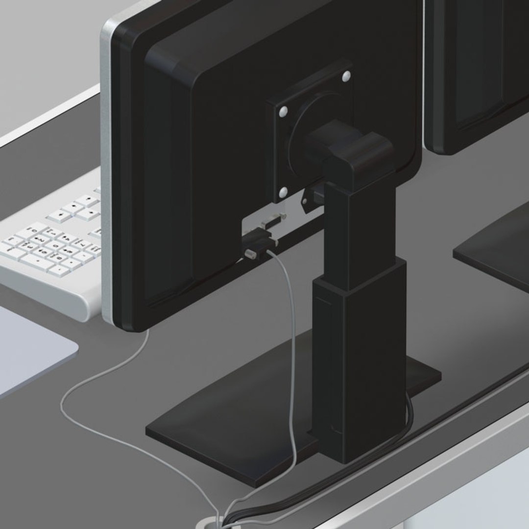 Mri Workstation Computer Pc 3d Model