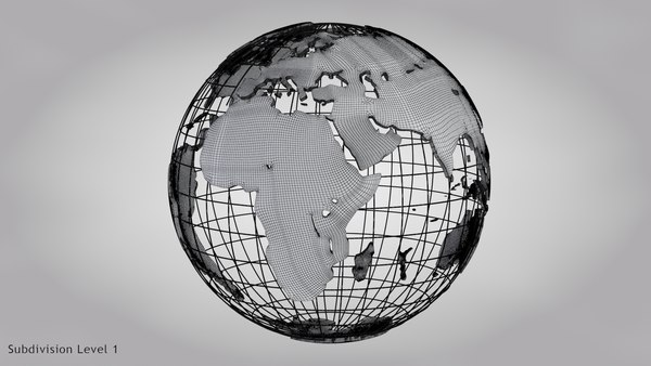 modelo 3d Globo terráqueo V2 - TurboSquid 1584971