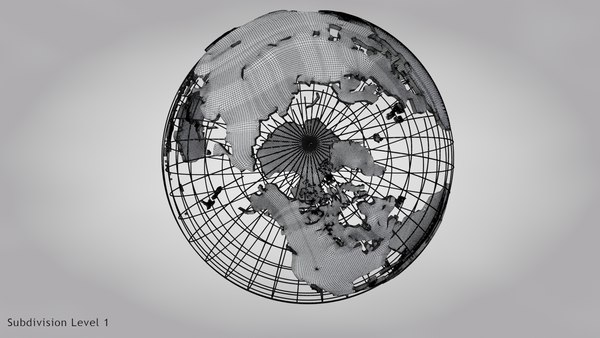modelo 3d Globo terráqueo V2 - TurboSquid 1584971