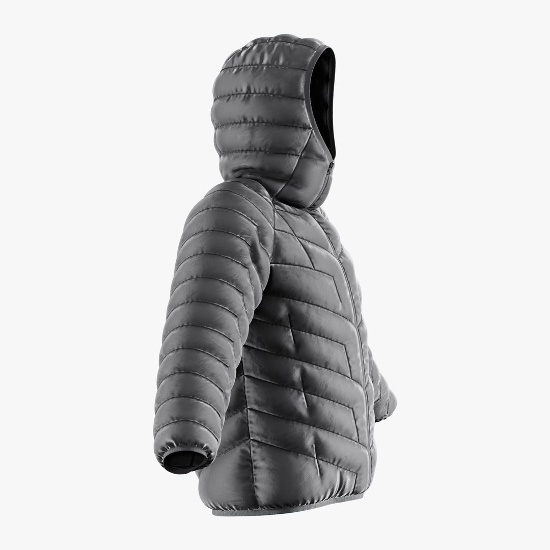 3D Down Jacket G Male - TurboSquid 2199513