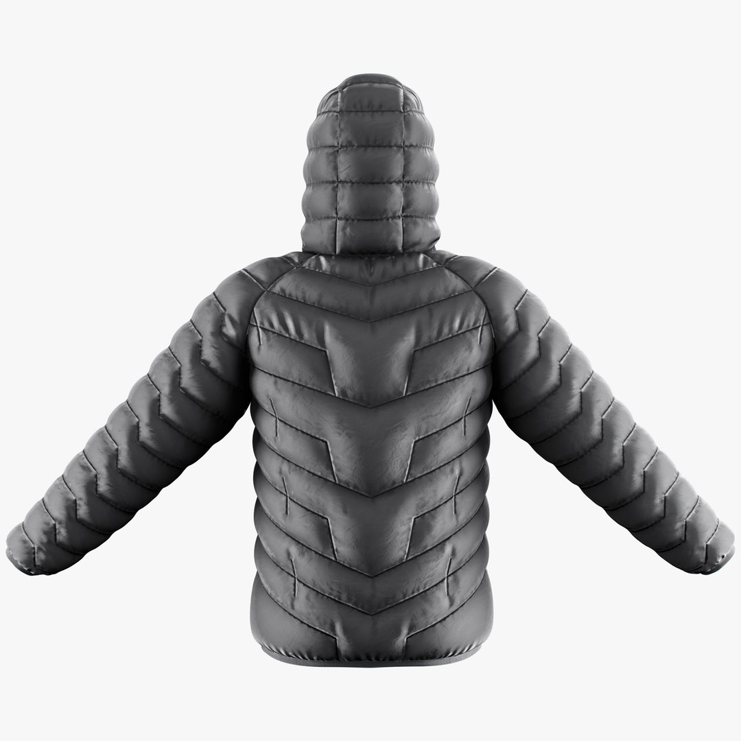 3D Down Jacket G Male - TurboSquid 2199513