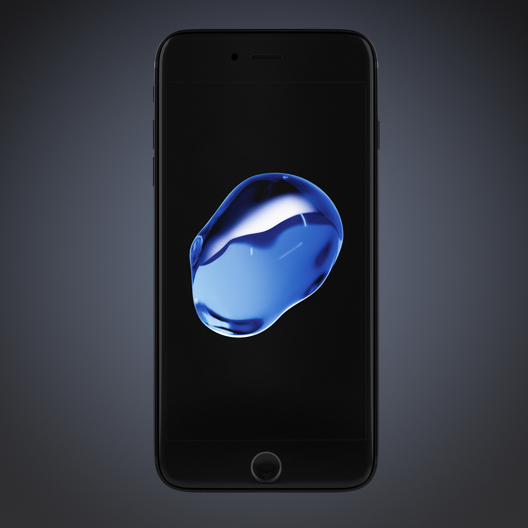 apple iphone 7 jet 3d model
