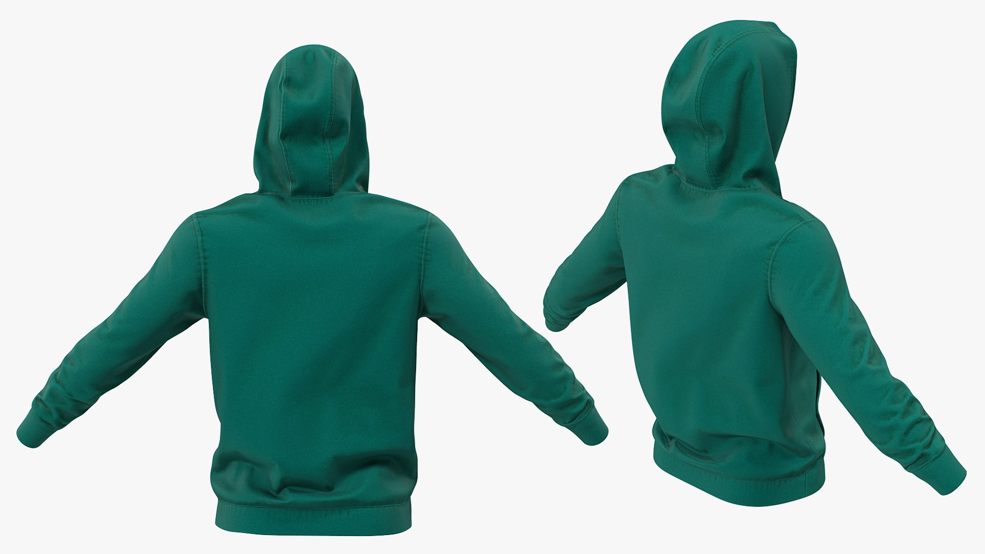3D Hoodie Raised Hood Model - TurboSquid 1442843
