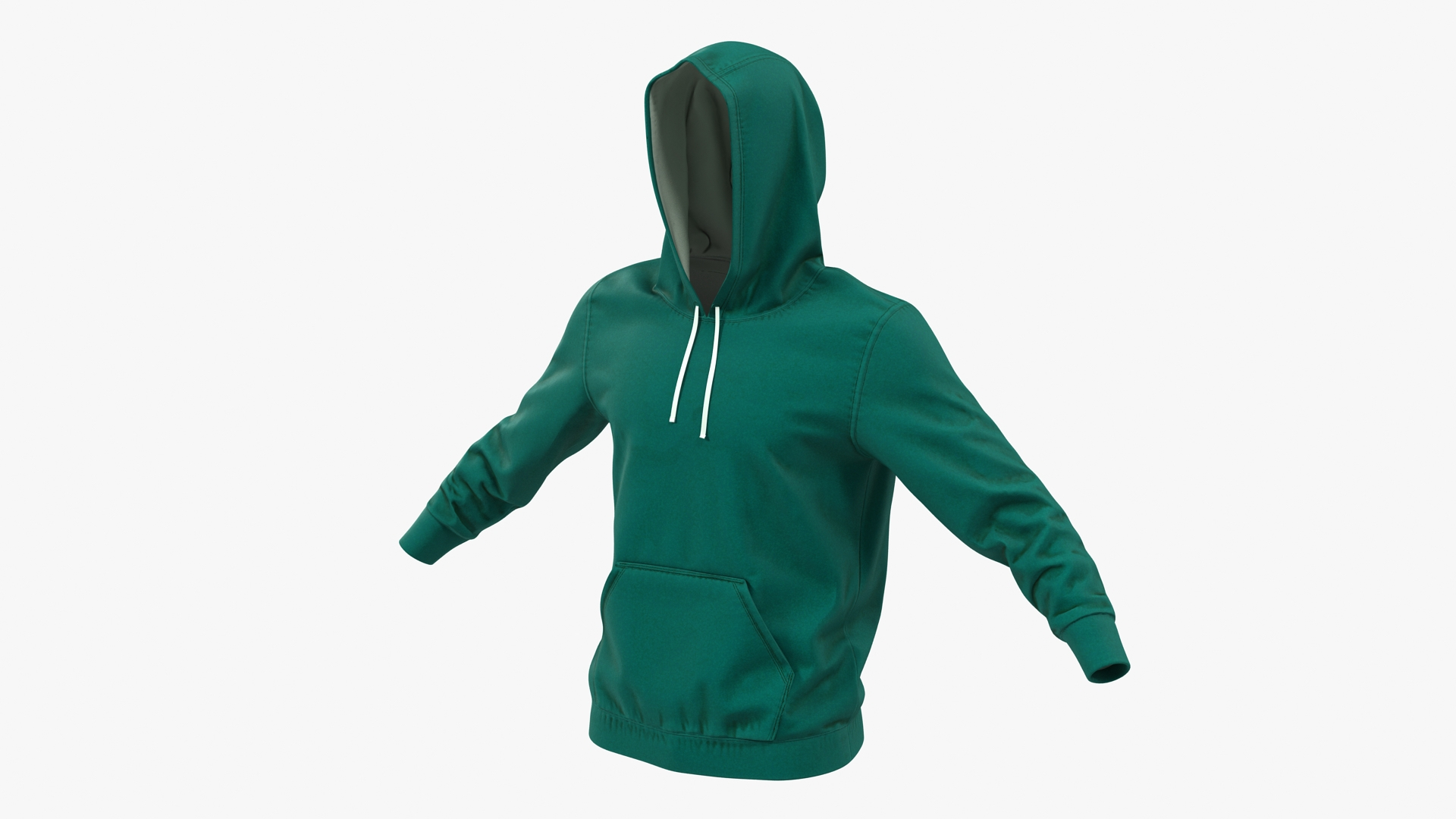 3D Hoodie Raised Hood Model - TurboSquid 1442843