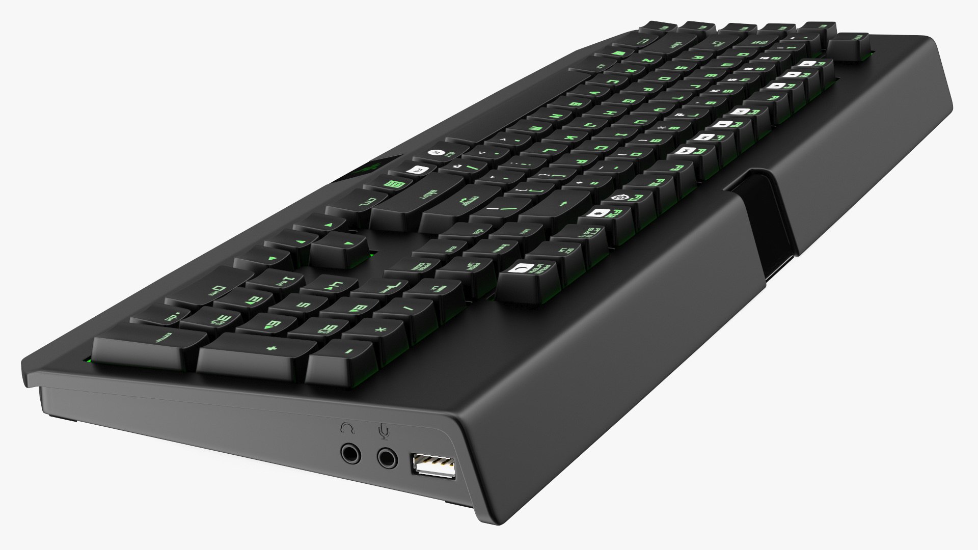 3D Razer Black Widow Mechanical Keyboard model - TurboSquid 2131005