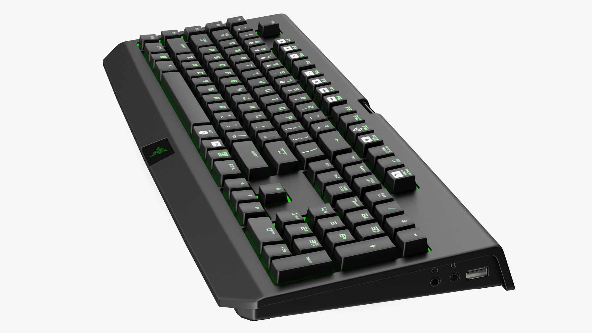 3D Razer Black Widow Mechanical Keyboard model - TurboSquid 2131005