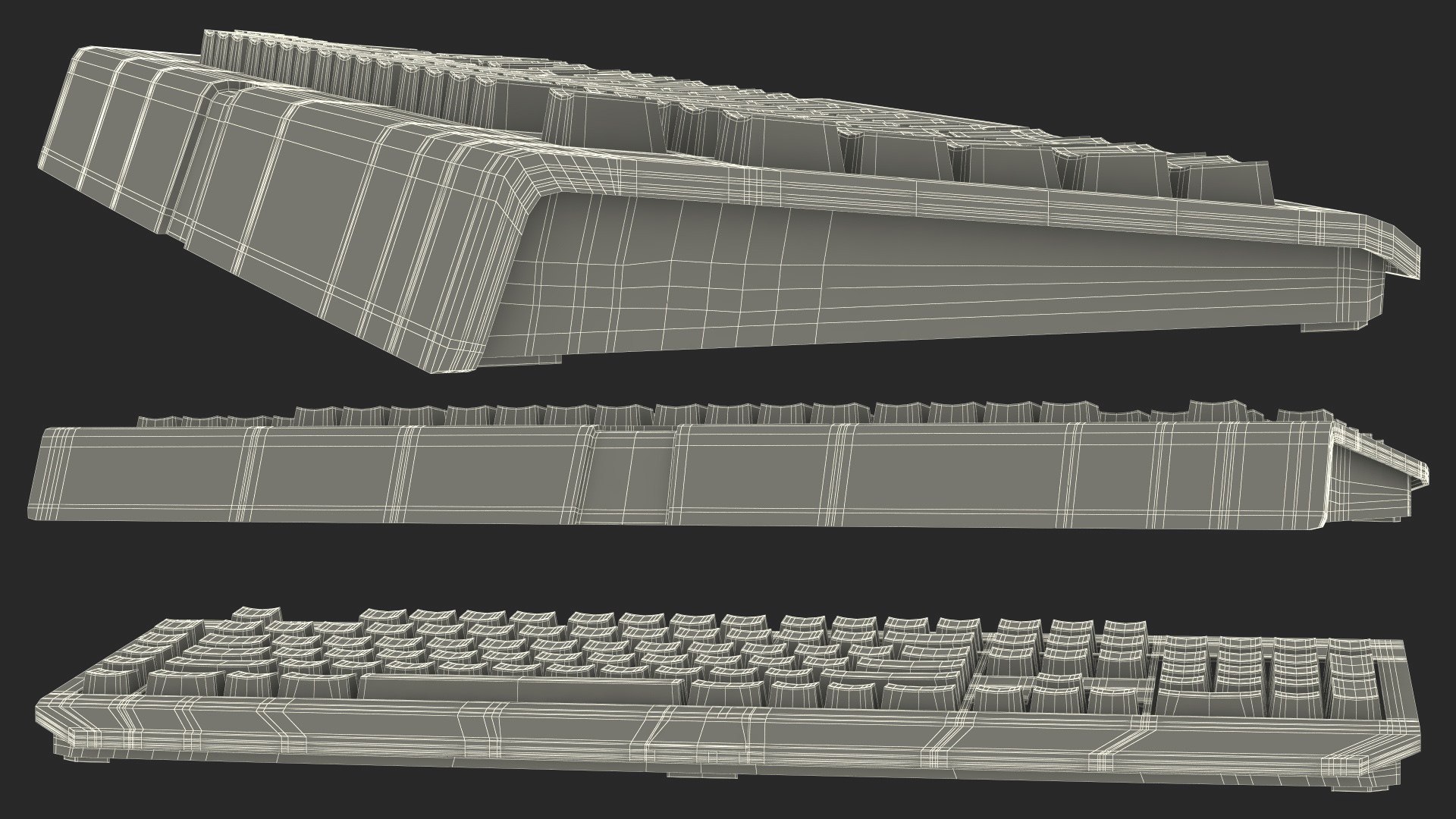 3D Razer Black Widow Mechanical Keyboard model - TurboSquid 2131005