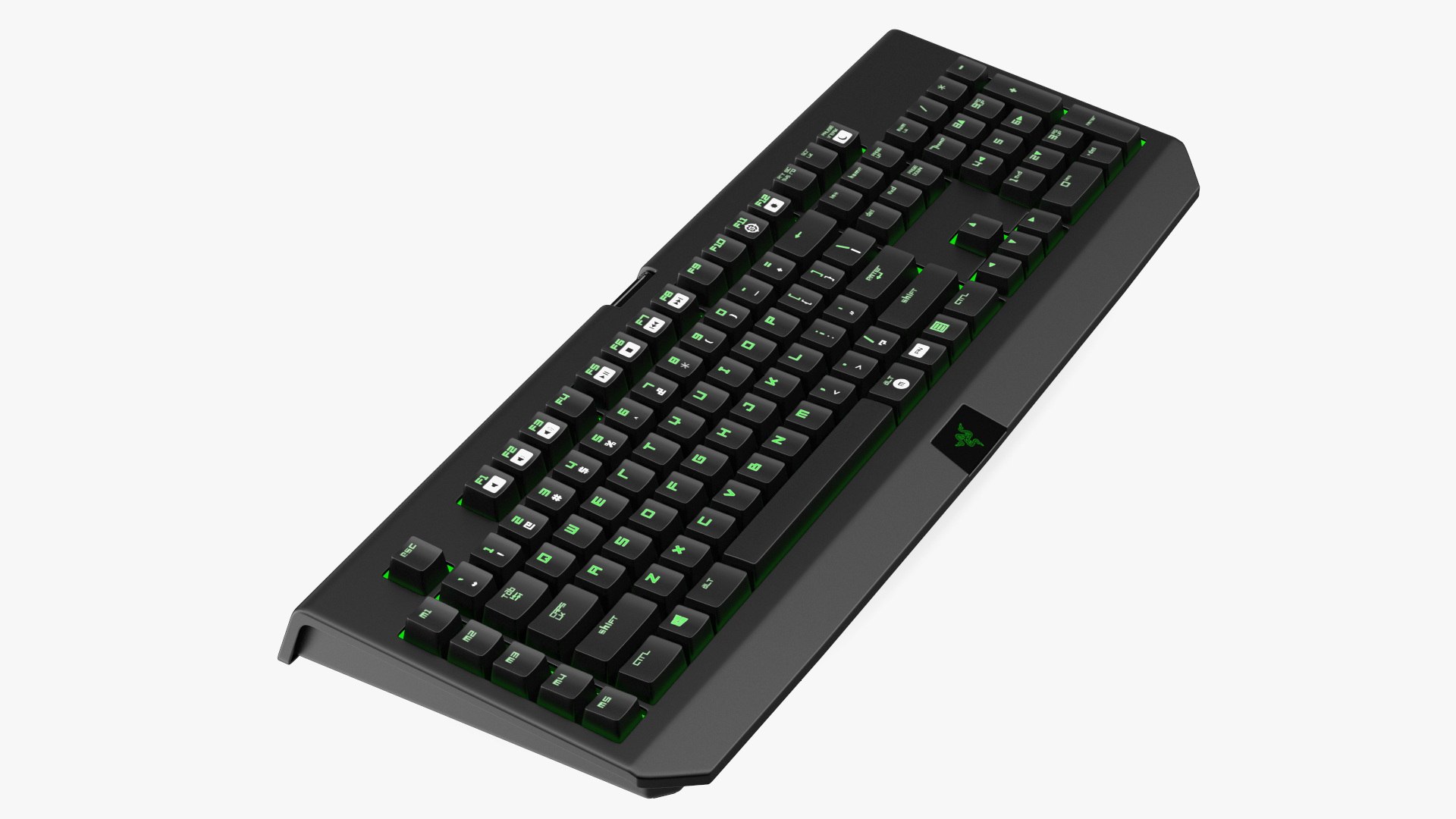 3D Razer Black Widow Mechanical Keyboard model - TurboSquid 2131005