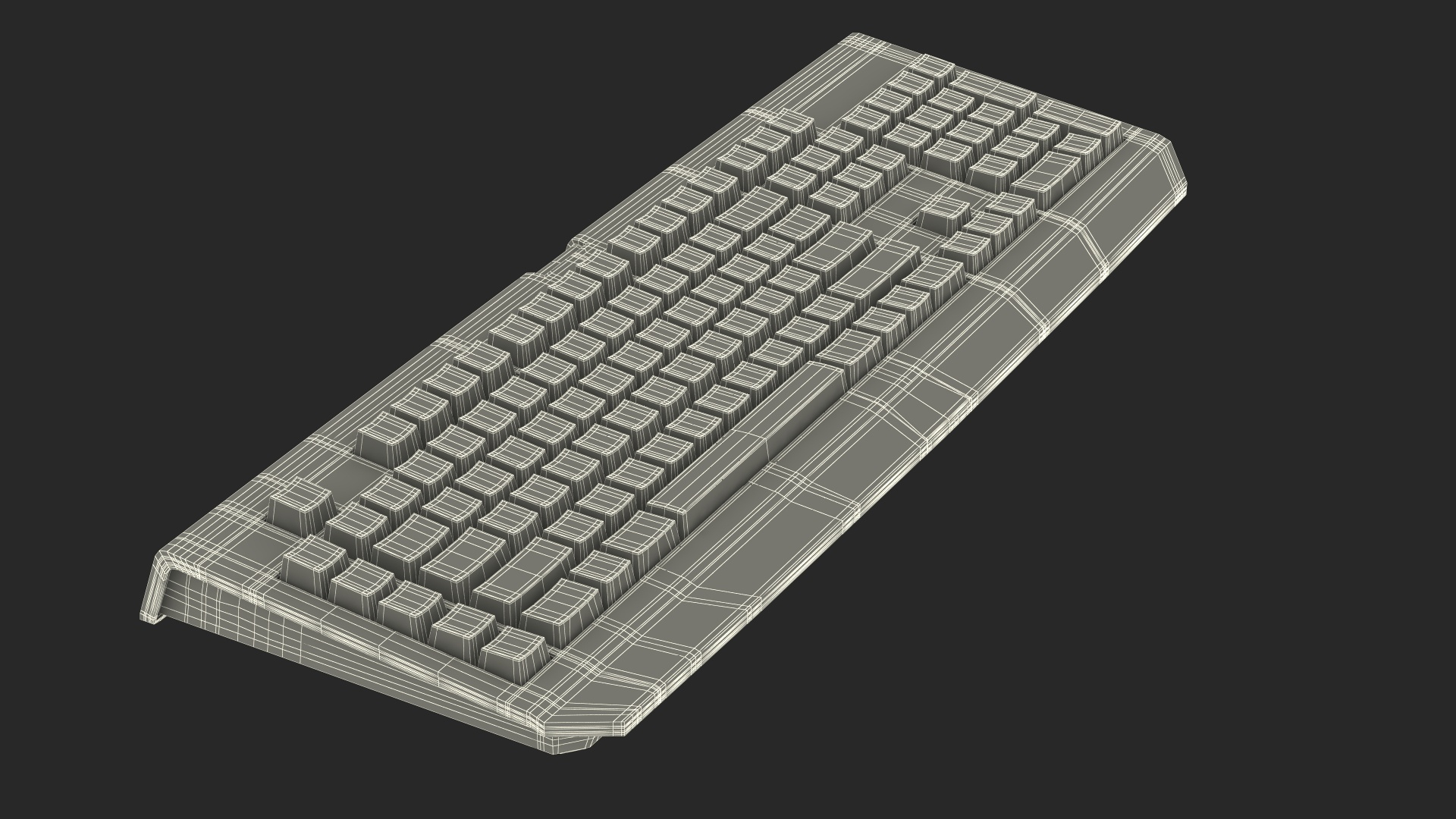 3D Razer Black Widow Mechanical Keyboard Model - TurboSquid 2131005