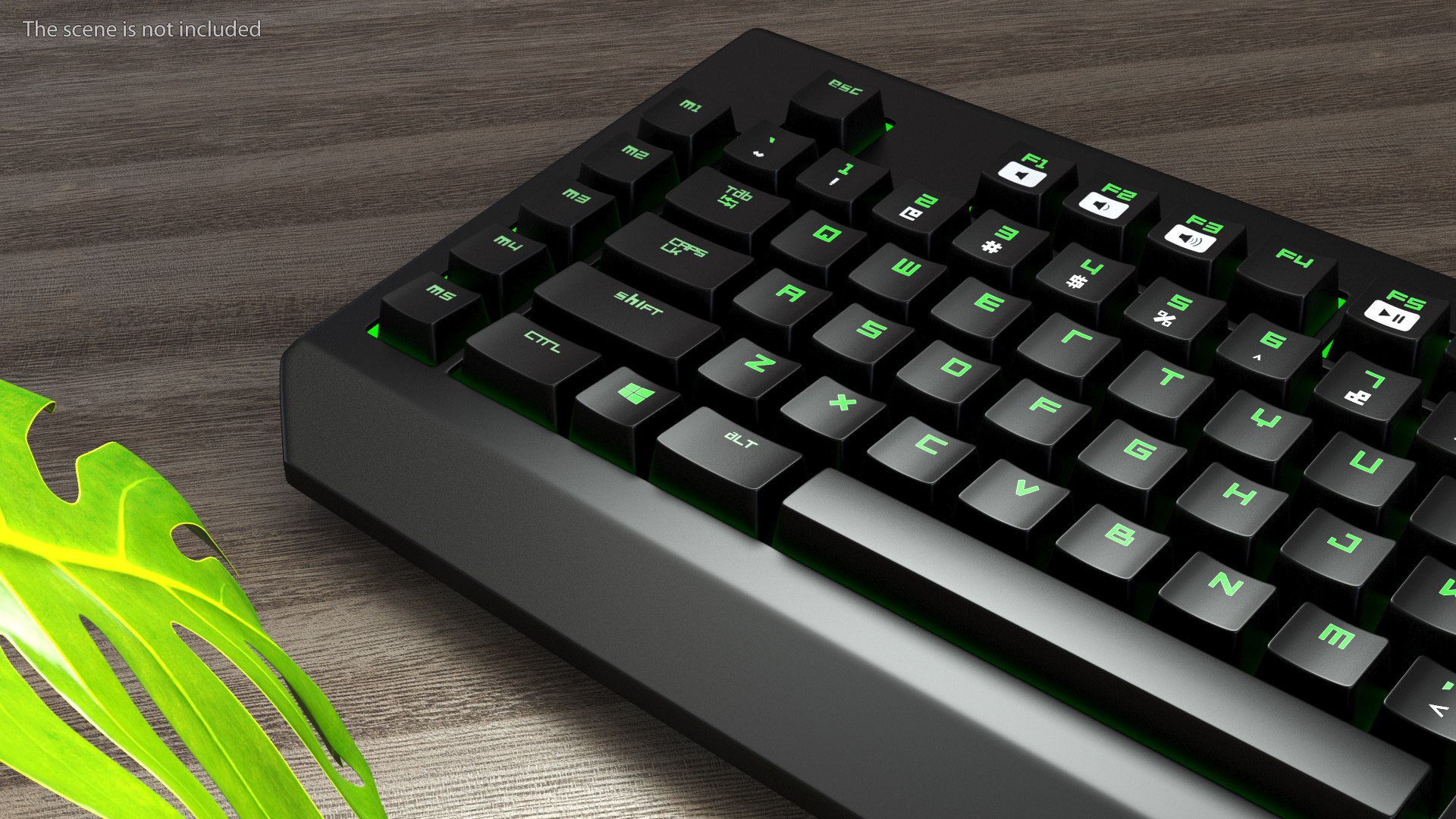 3D Razer Black Widow Mechanical Keyboard Model - TurboSquid 2131005