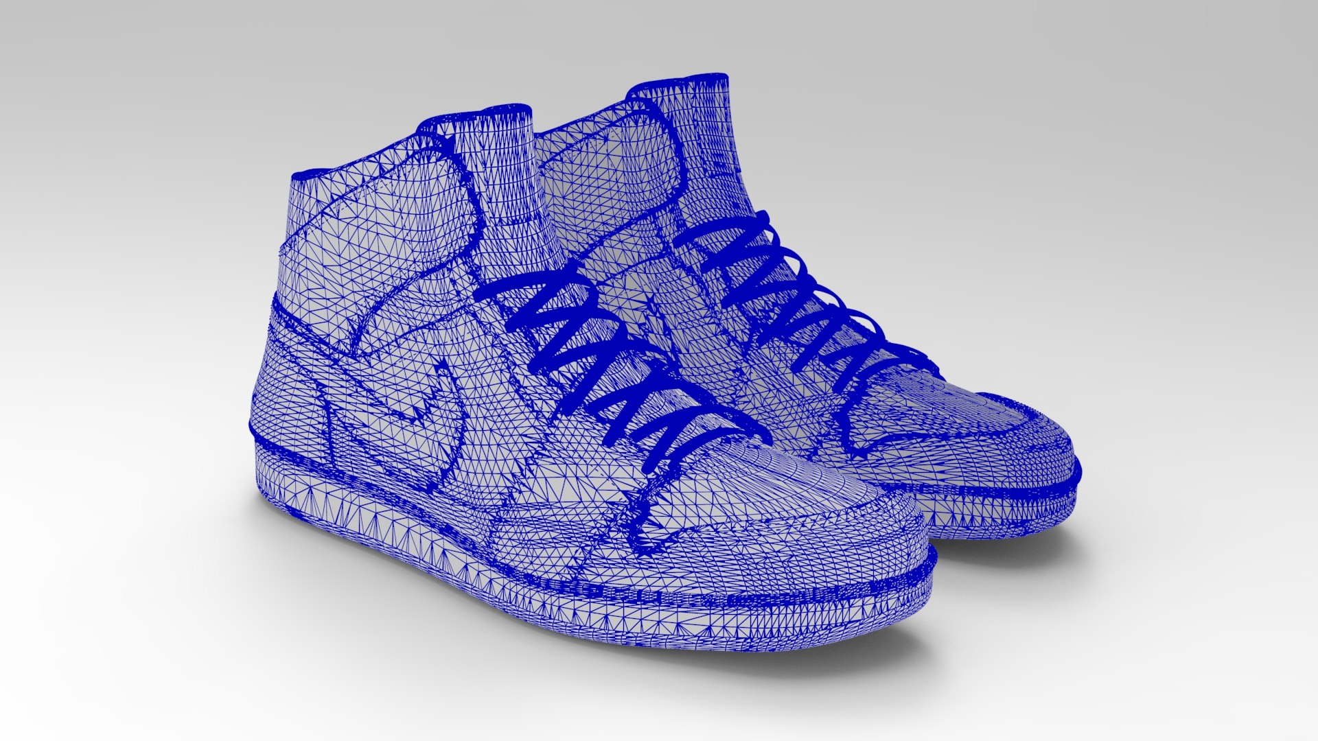 3d Model Of Realistic Air Jordan 1