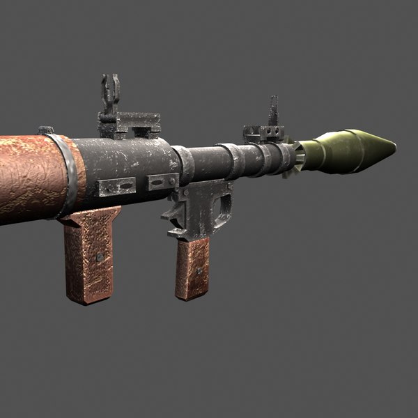 3D rpg-7 gun weapon - TurboSquid 1365288