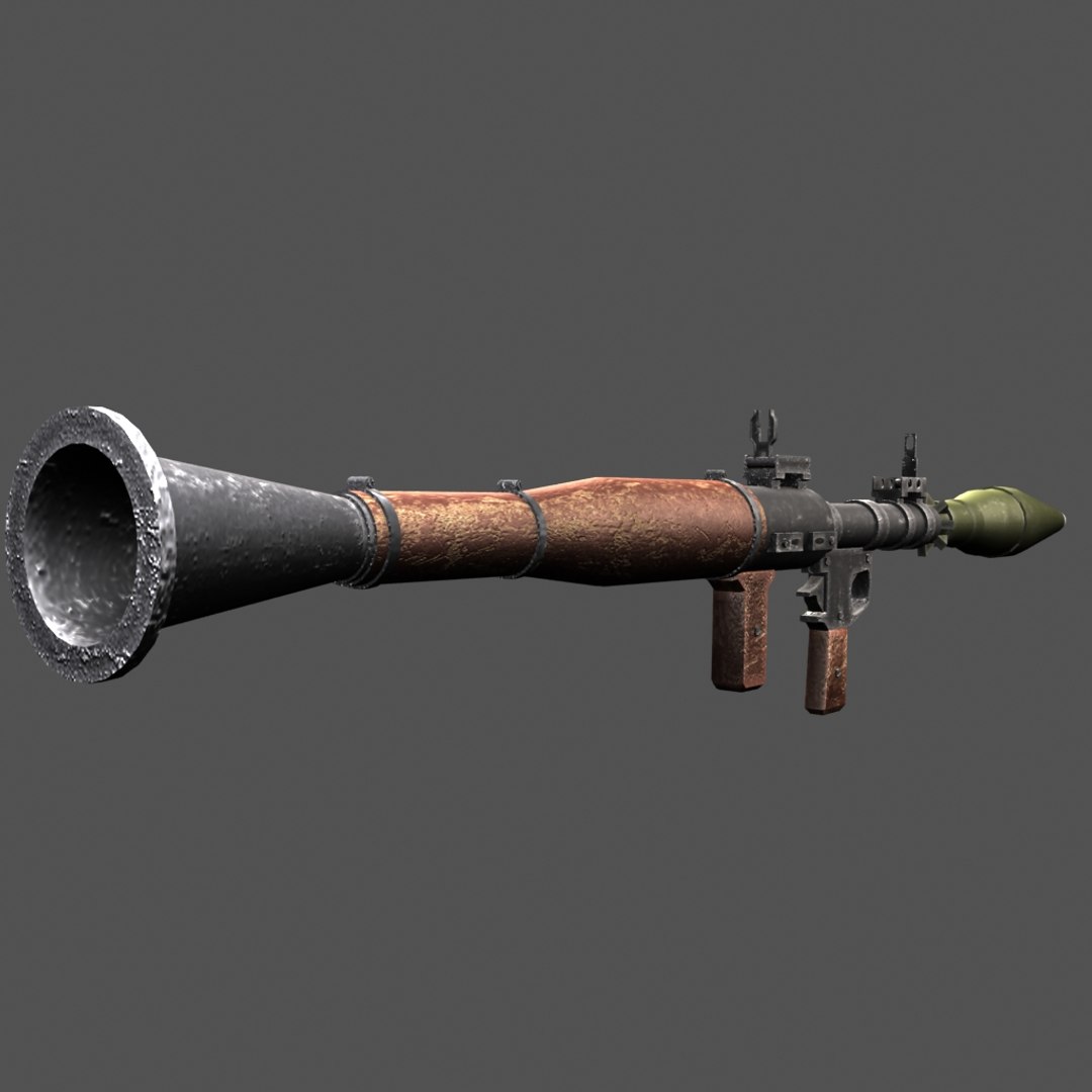 3D Rpg-7 Gun Weapon - TurboSquid 1365288