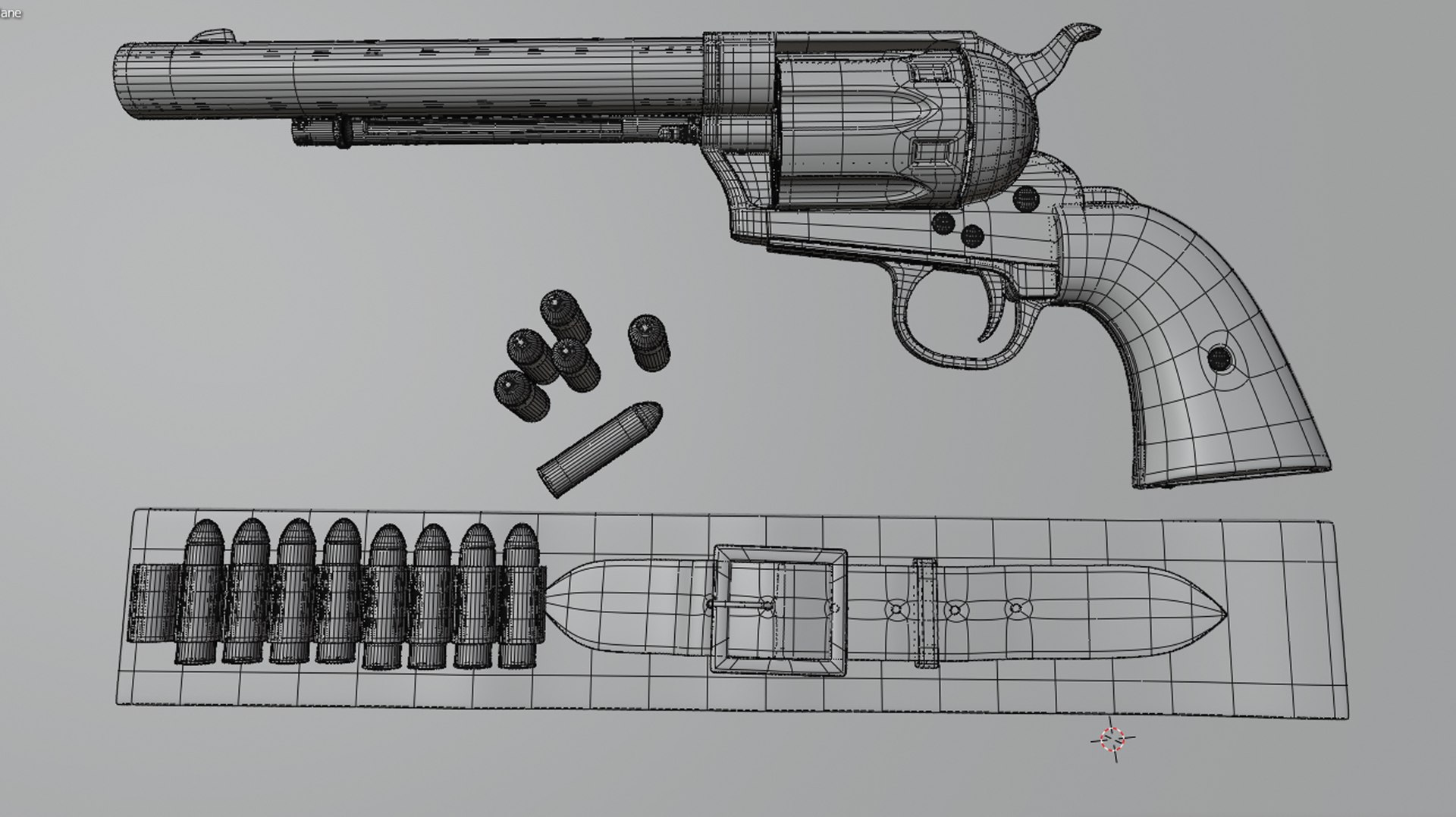 Gun Revolver Colt Model - TurboSquid 1543654