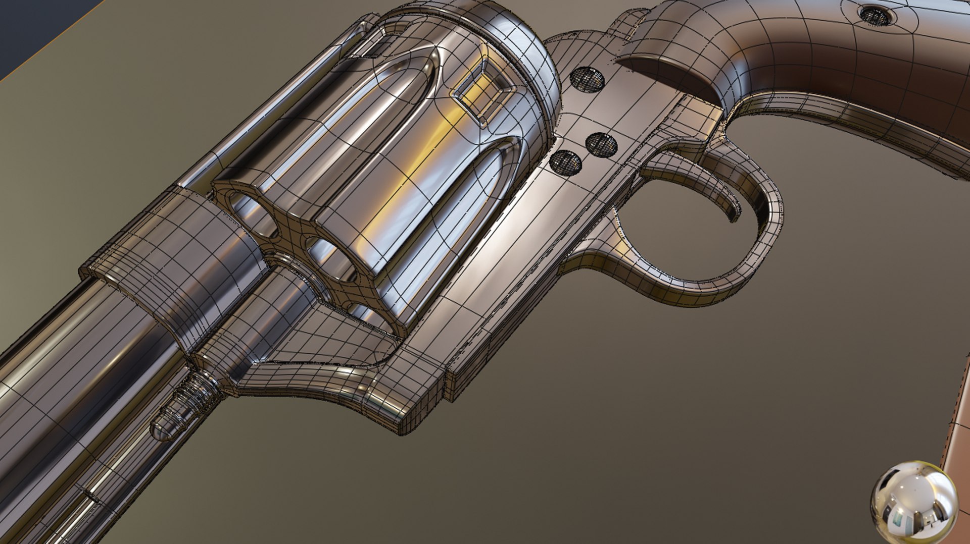 Gun Revolver Colt Model - TurboSquid 1543654
