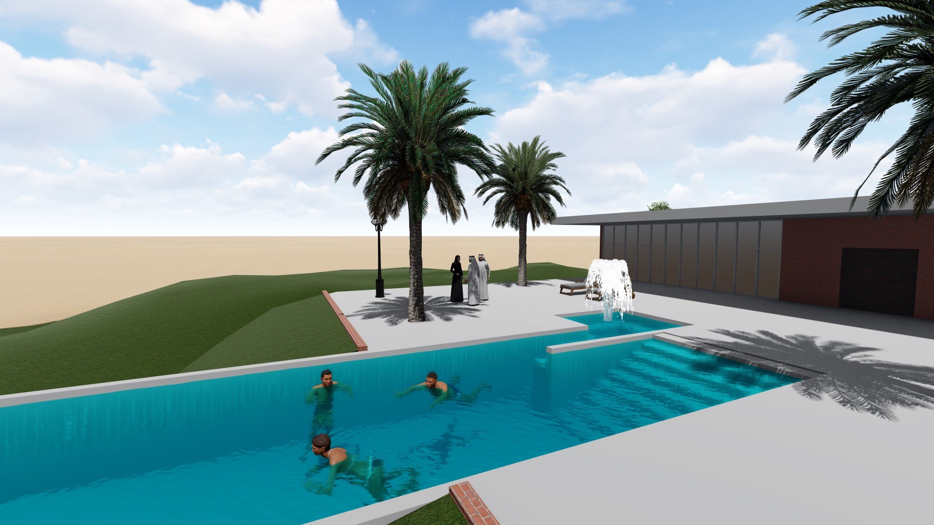 Swimming Pool 3D Model - TurboSquid 1392572