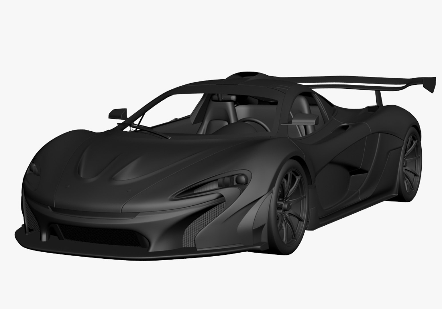 Mclaren P1 Gtr Concept 3d Model