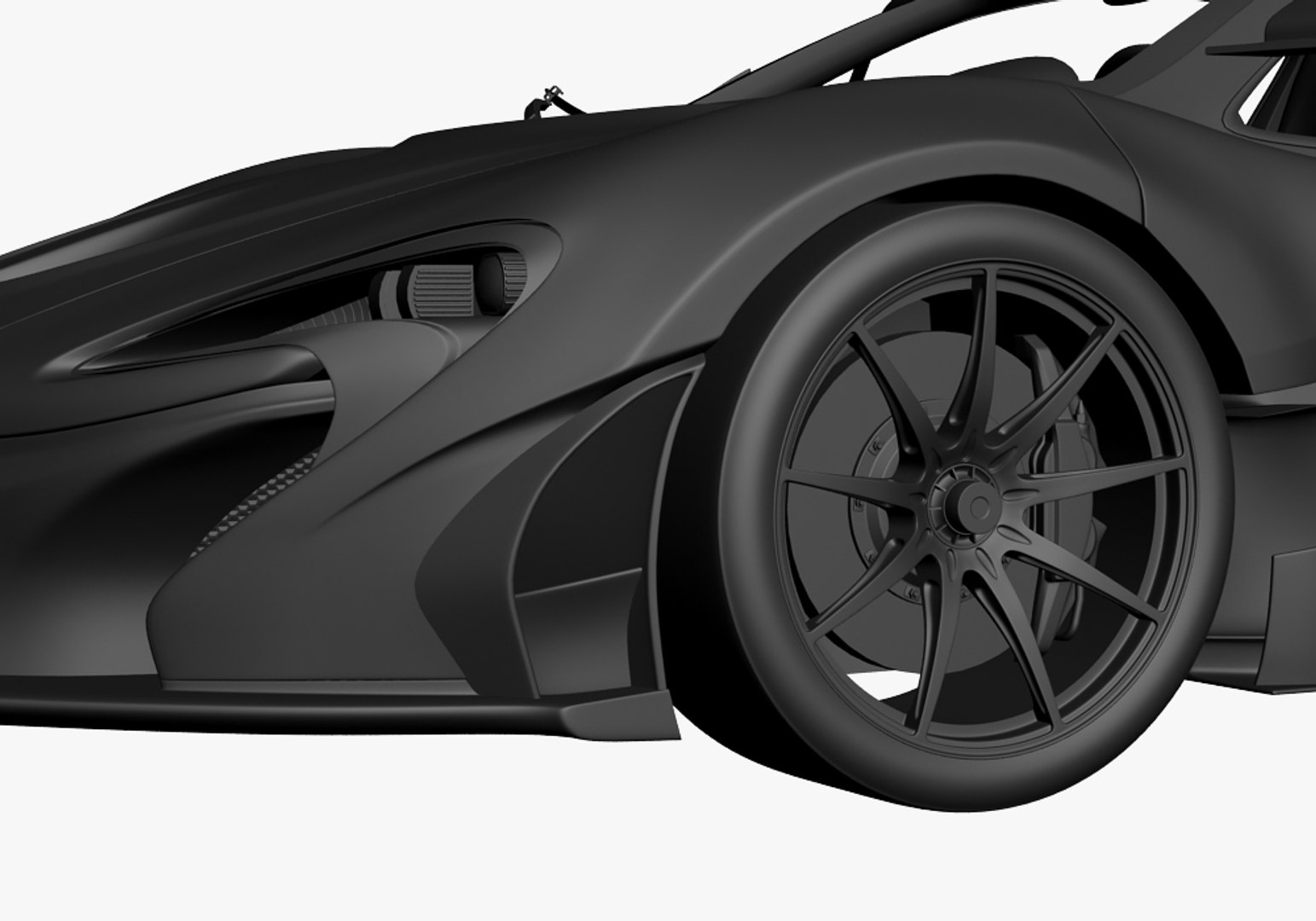 Mclaren P1 Gtr Concept 3d Model