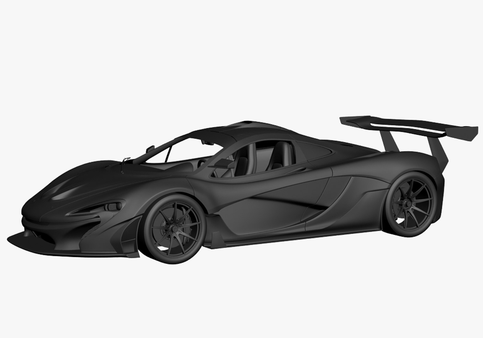 Mclaren P1 Gtr Concept 3d Model