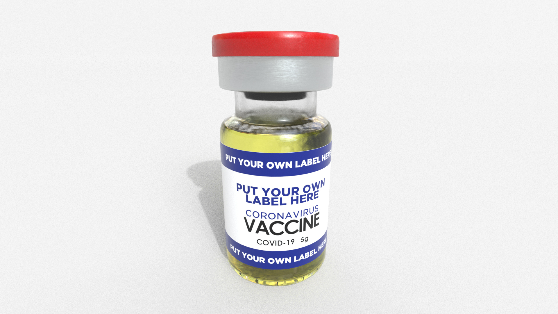 Vaccine Vial - Put Your Own Label And Colors Model - TurboSquid 1771209
