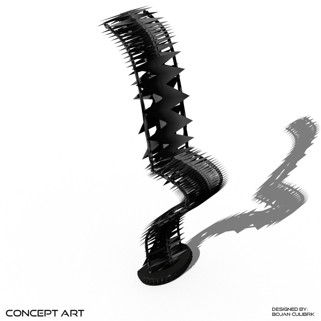 3d Concept Art Chair Model
