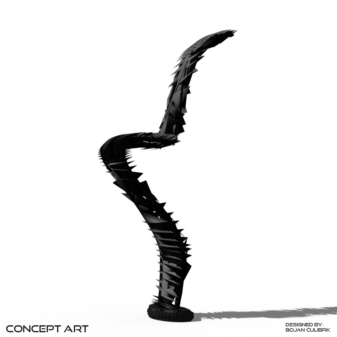 3d Concept Art Chair Model