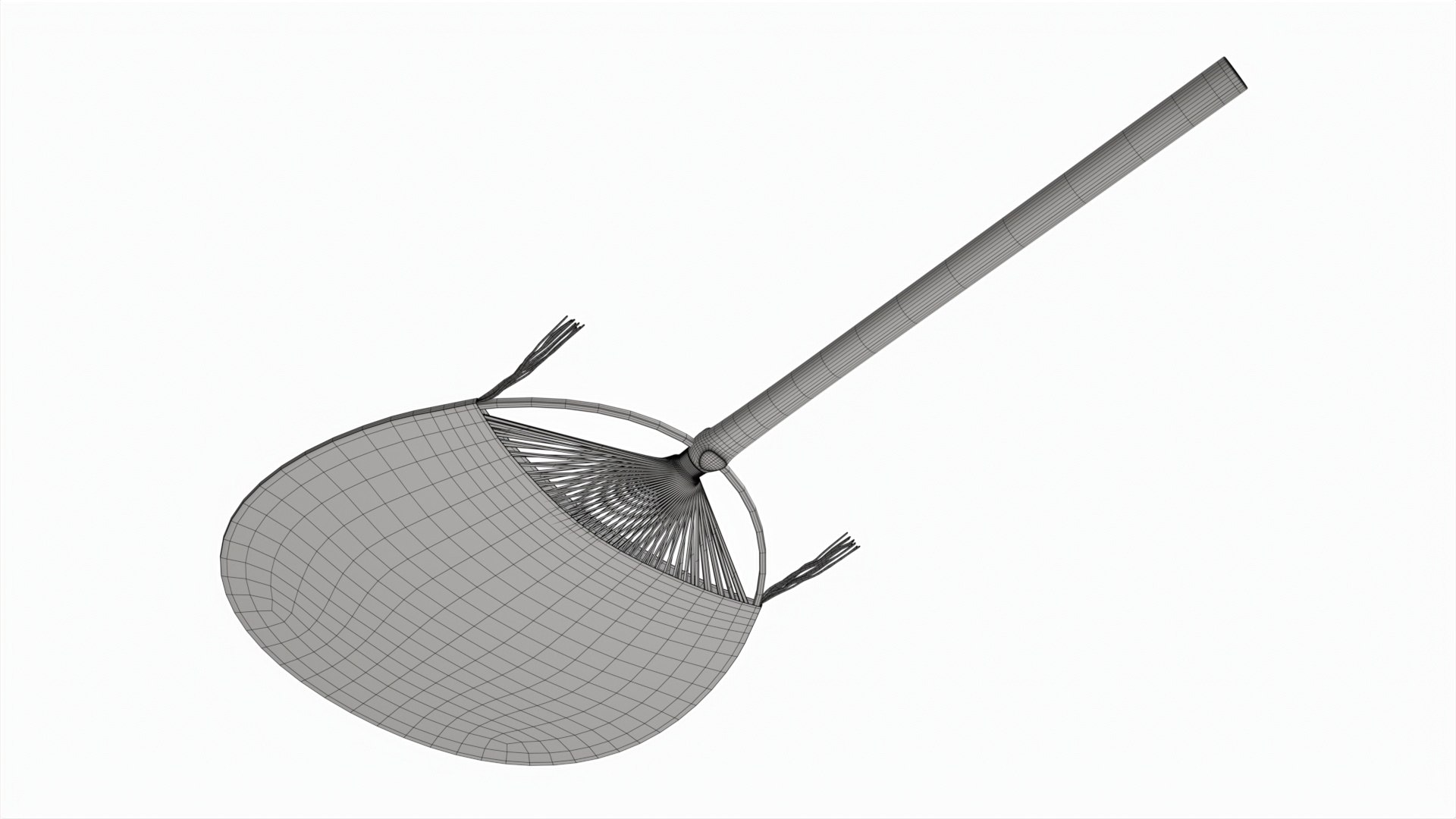 Japanese Hand Fan Uchiwa 01 3D Model - TurboSquid 2134519