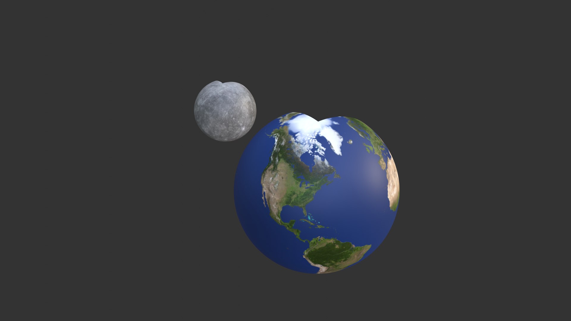 Earth And Moon Model - TurboSquid 2055824
