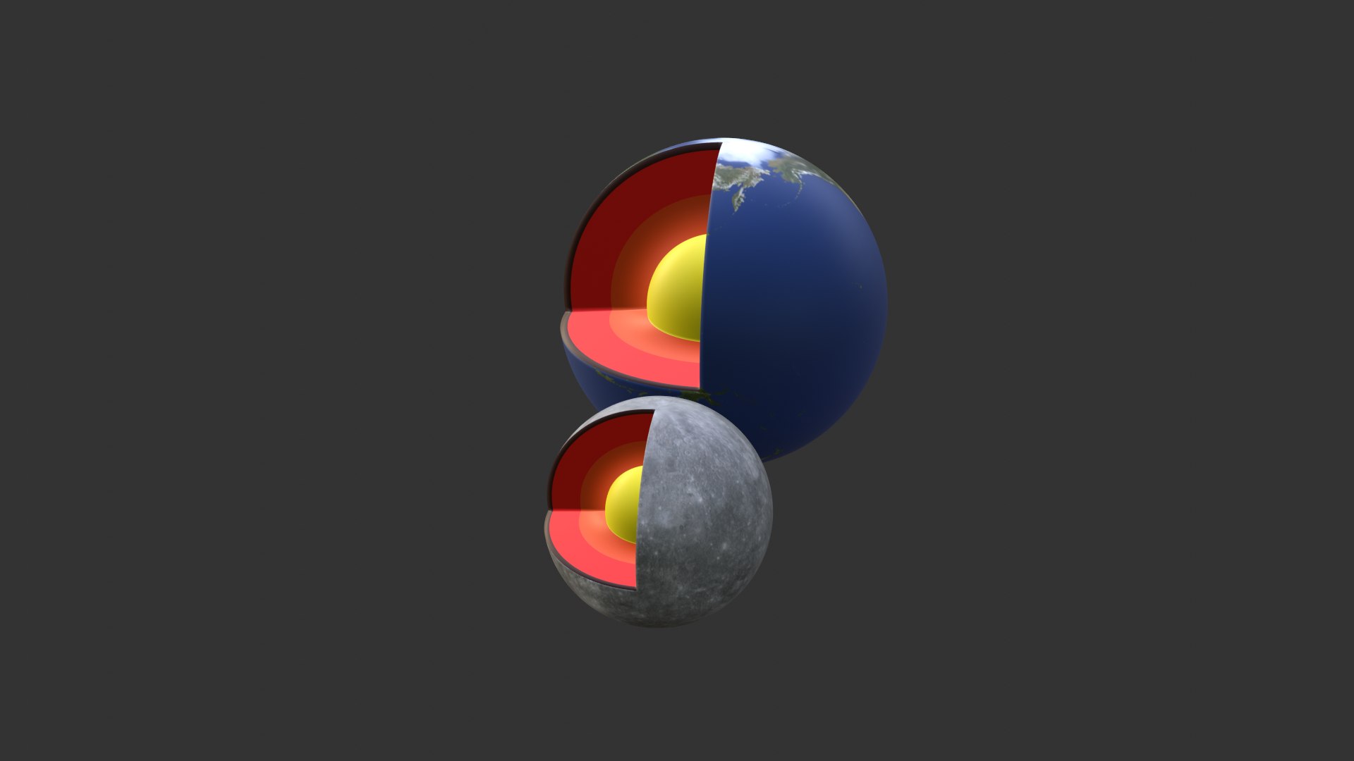 Earth And Moon Model - TurboSquid 2055824