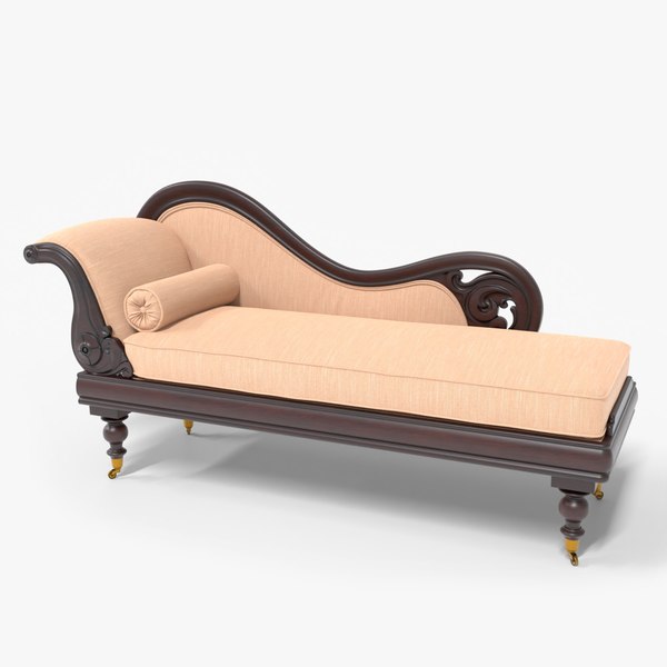 modelo 3d Diván William IV antiguo de caoba - TurboSquid 1923378