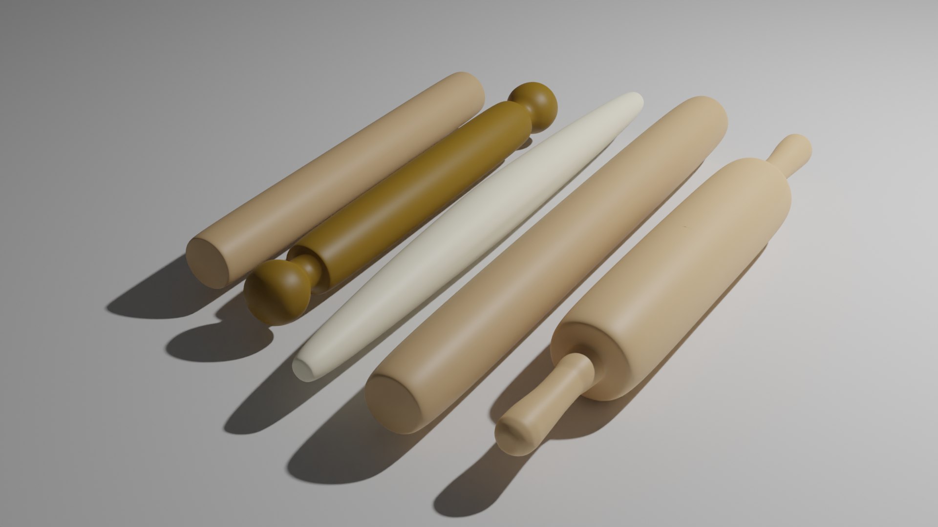 Free 3D Rolling Pins - TurboSquid 1960456