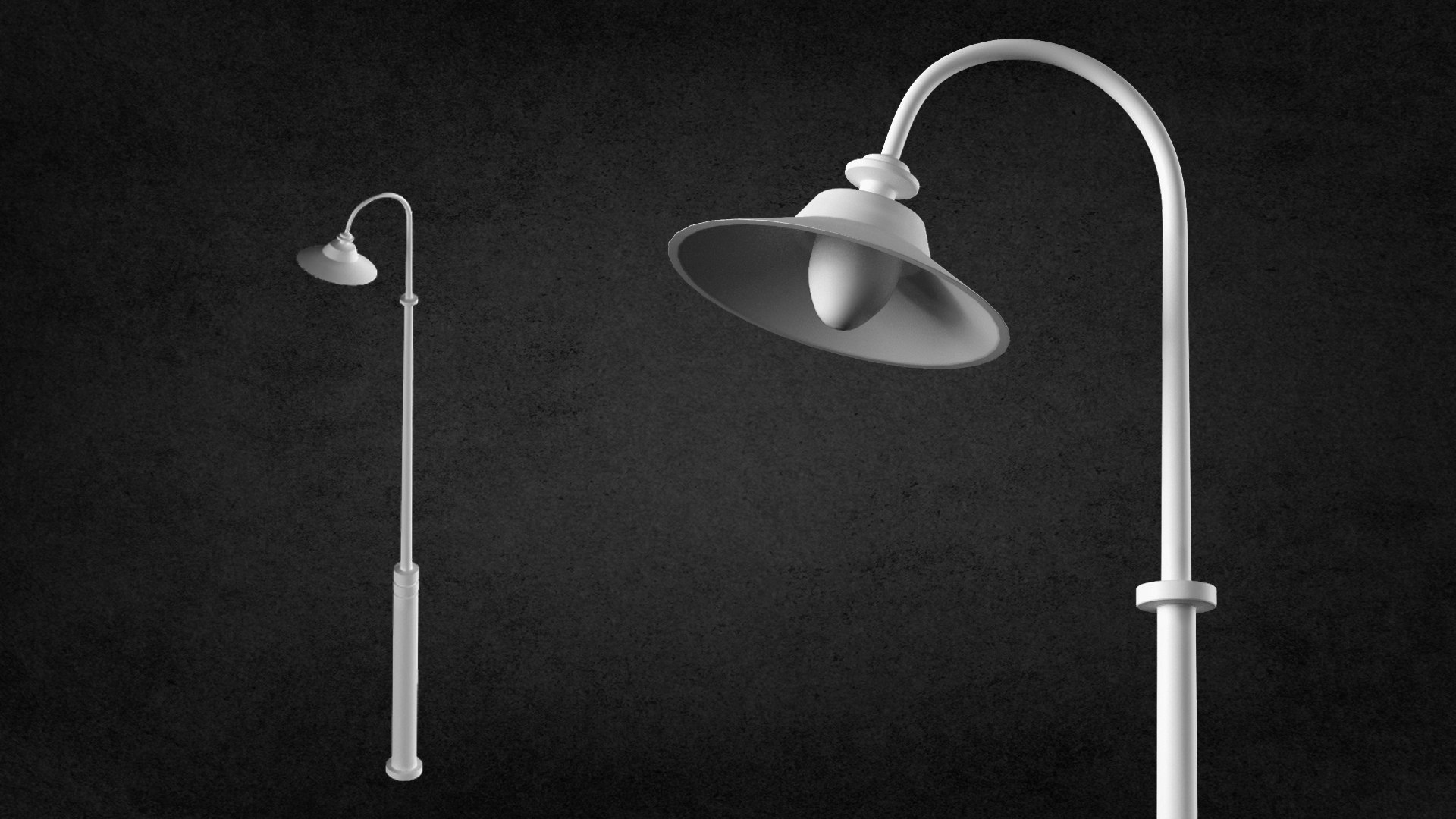 10 Street Lamps Base Mesh Vol 01 3D - TurboSquid 2121888