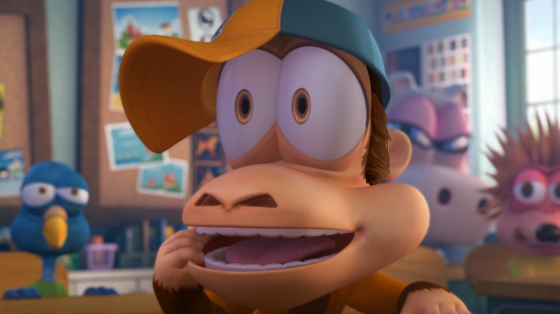 Monkey Cartoon Character Ma