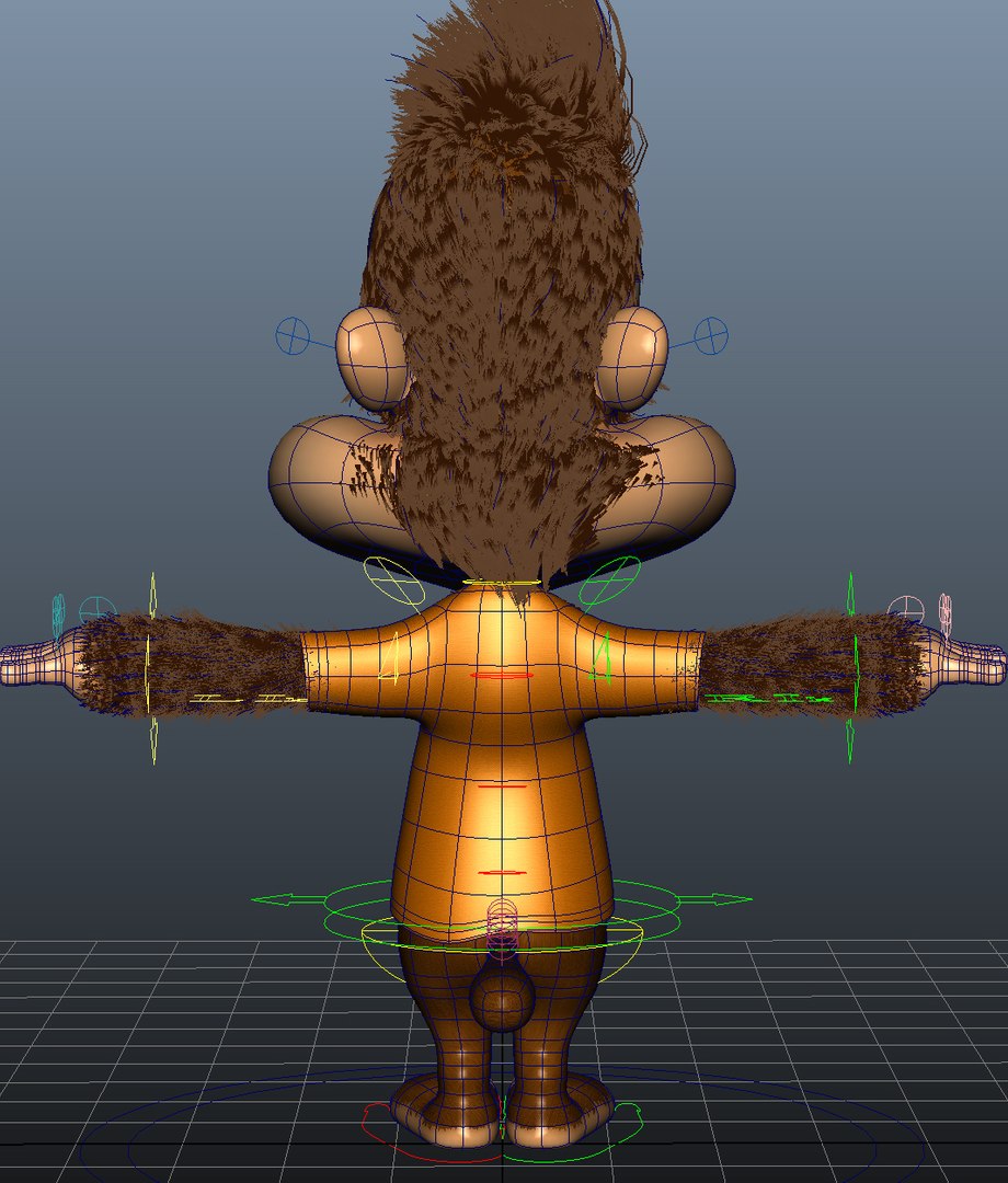 Monkey Cartoon Character Ma