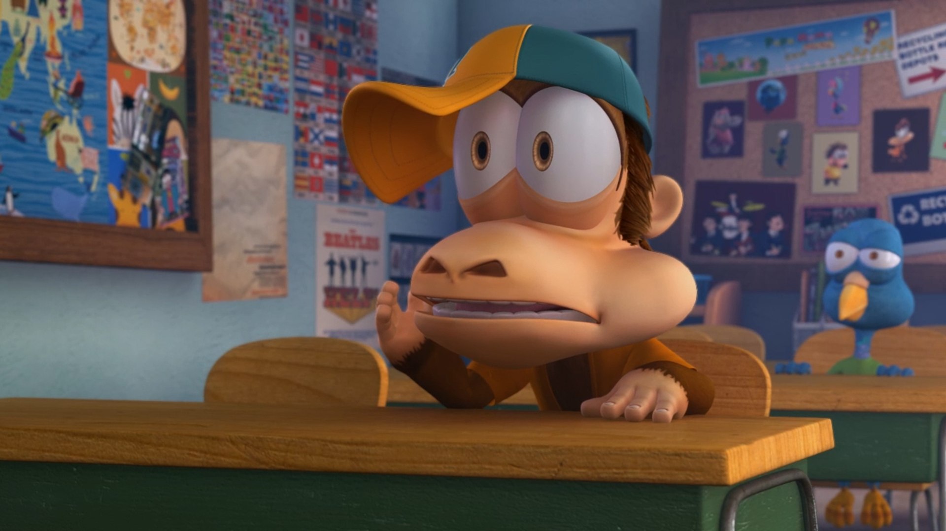 Monkey Cartoon Character Ma