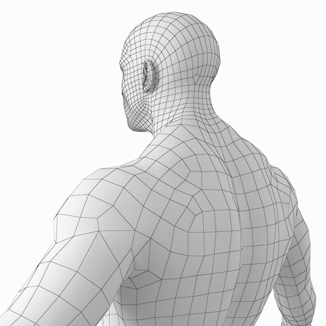 Human Male Bodybuilder Body 3D Model - TurboSquid 1456392