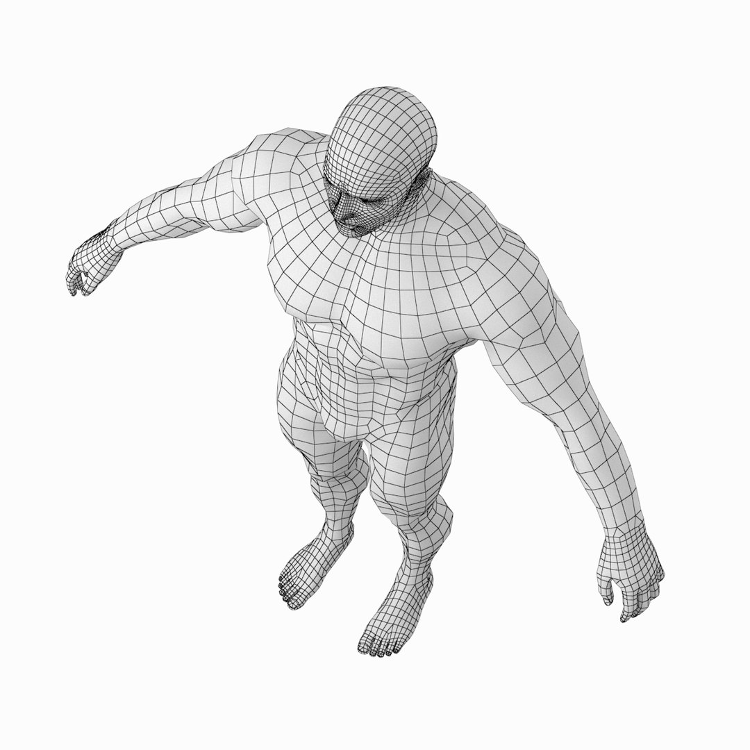 Human Male Bodybuilder Body 3D Model - TurboSquid 1456392