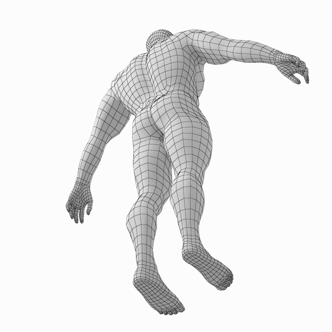Human Male Bodybuilder Body 3D Model - TurboSquid 1456392