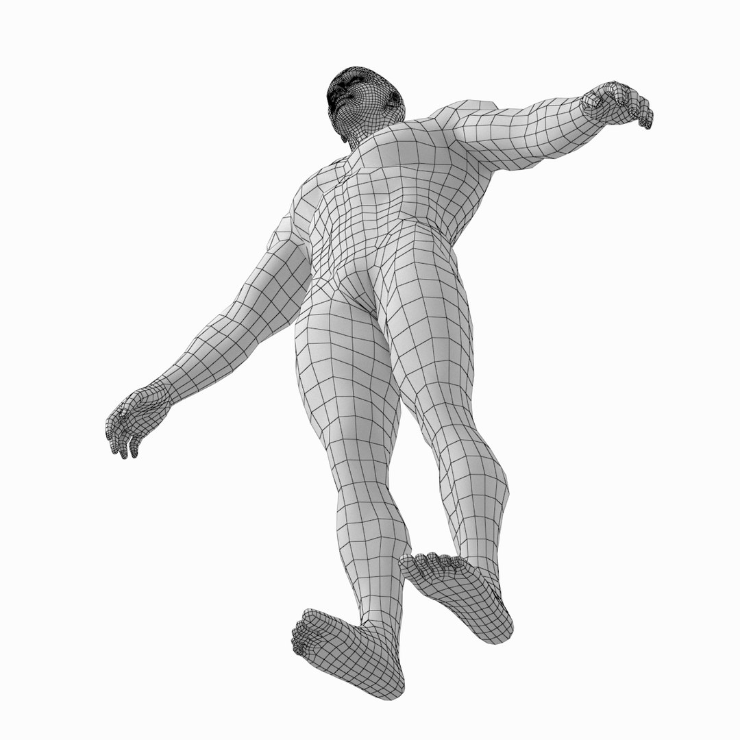 Human Male Bodybuilder Body 3D Model - TurboSquid 1456392