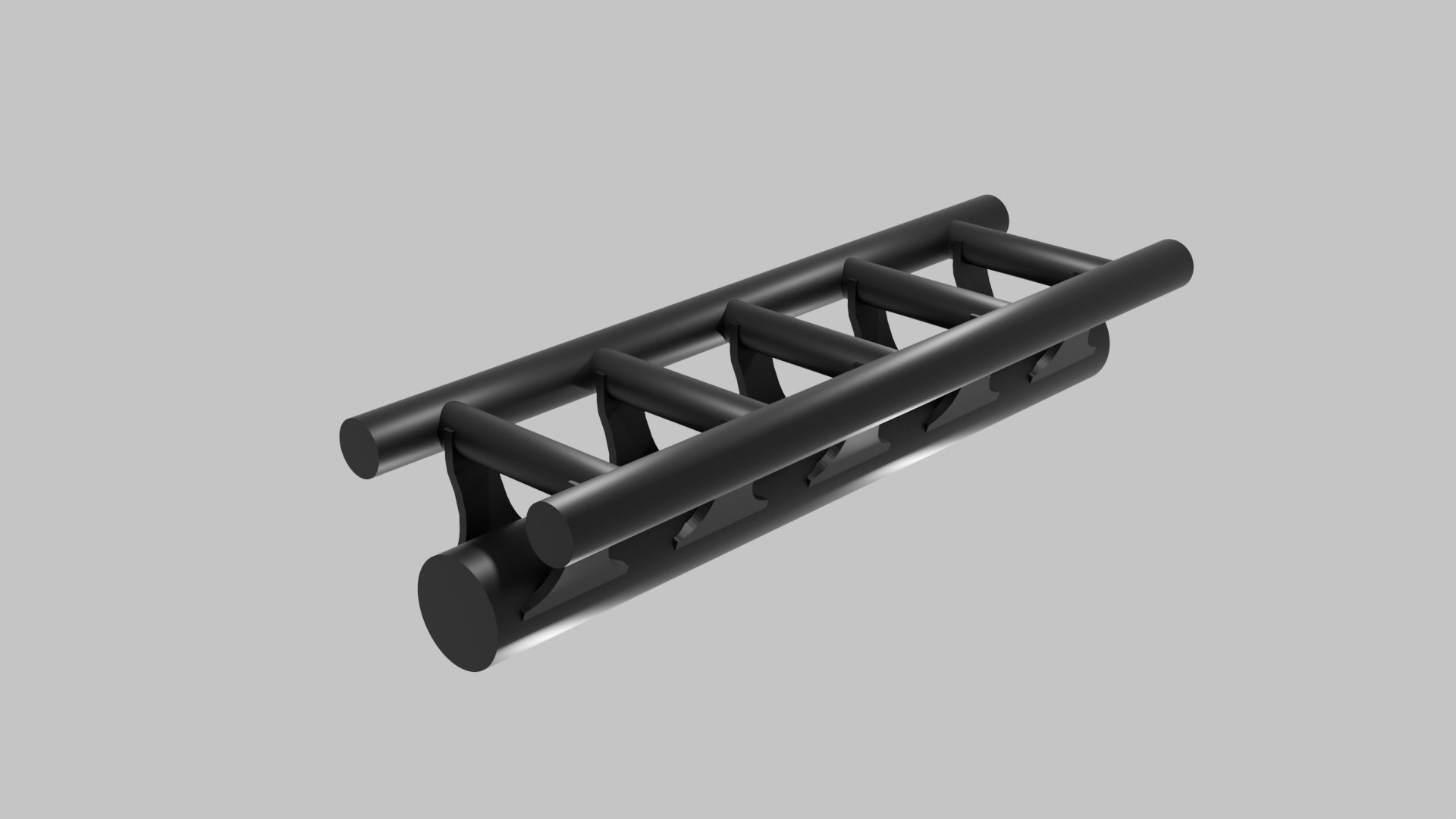 Realistic Roller Coaster Track Segment 3D - TurboSquid 2344525