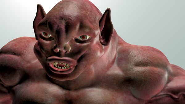 3d model vampire monster