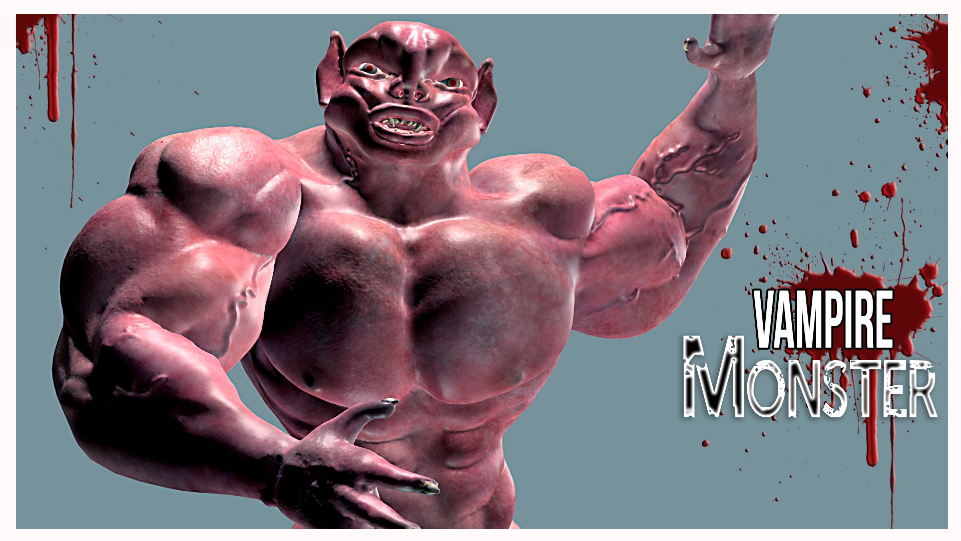 3d Model Vampire Monster