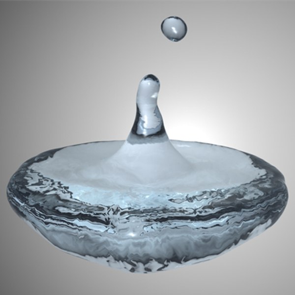 Water drop 3D model - TurboSquid 1188471