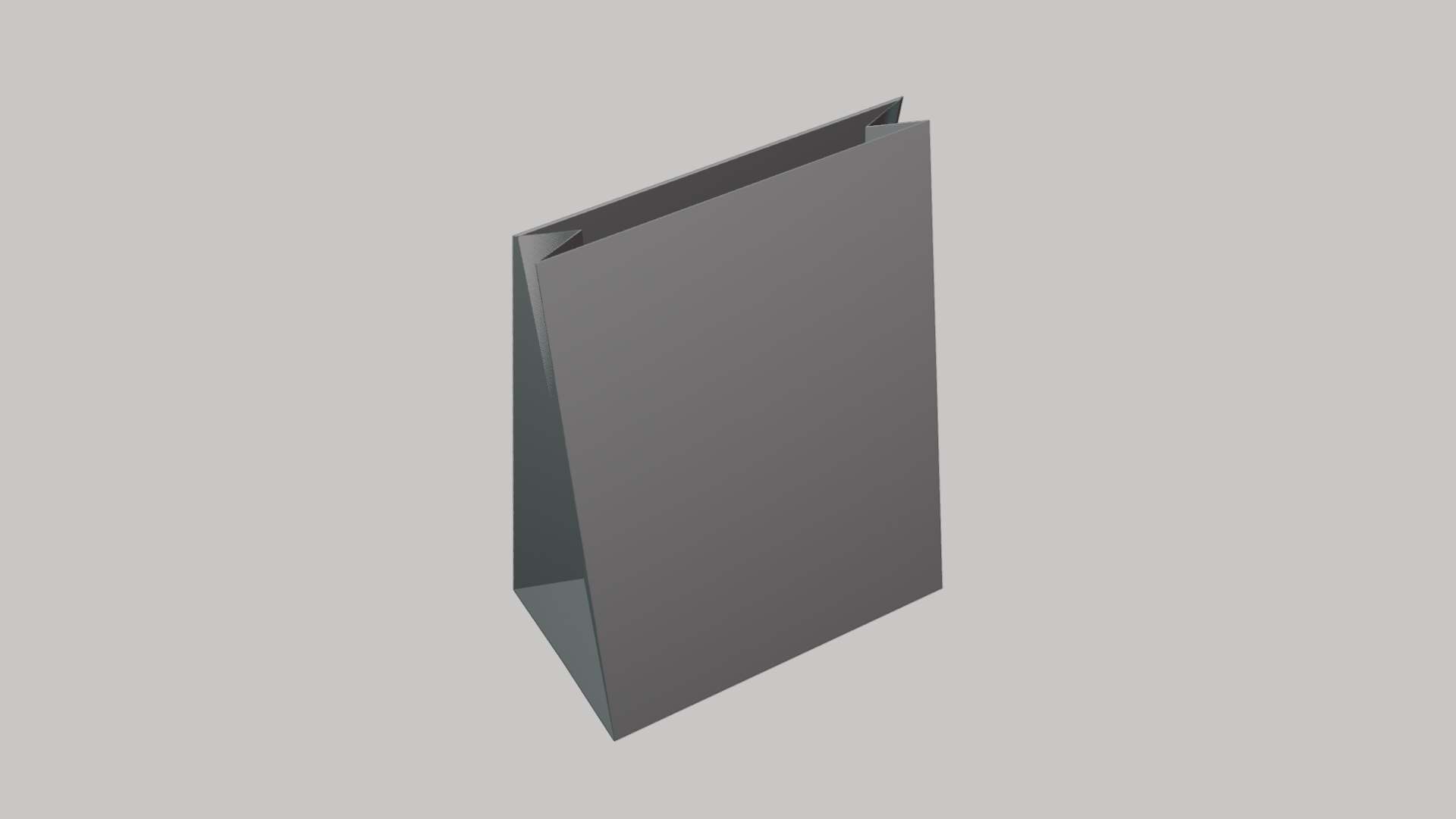 3D Paper Bag - Geometry Only No Textures No Materials - TurboSquid 2484257