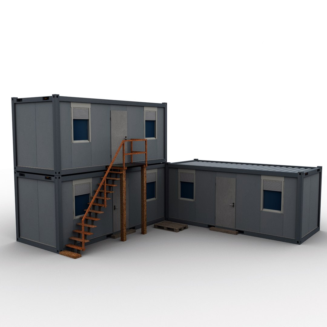 3d 20 Portacabin
