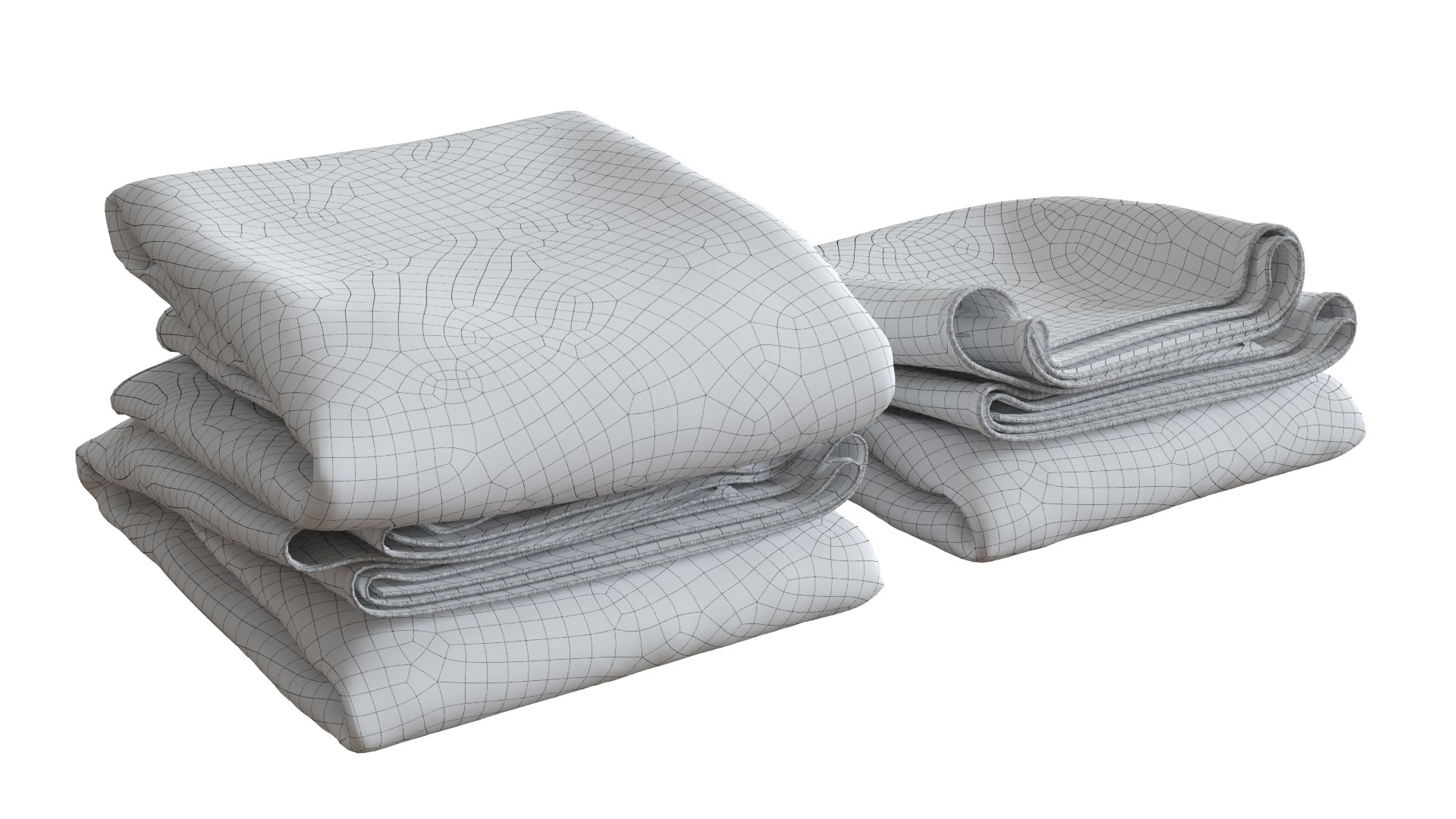3d blanket materials model