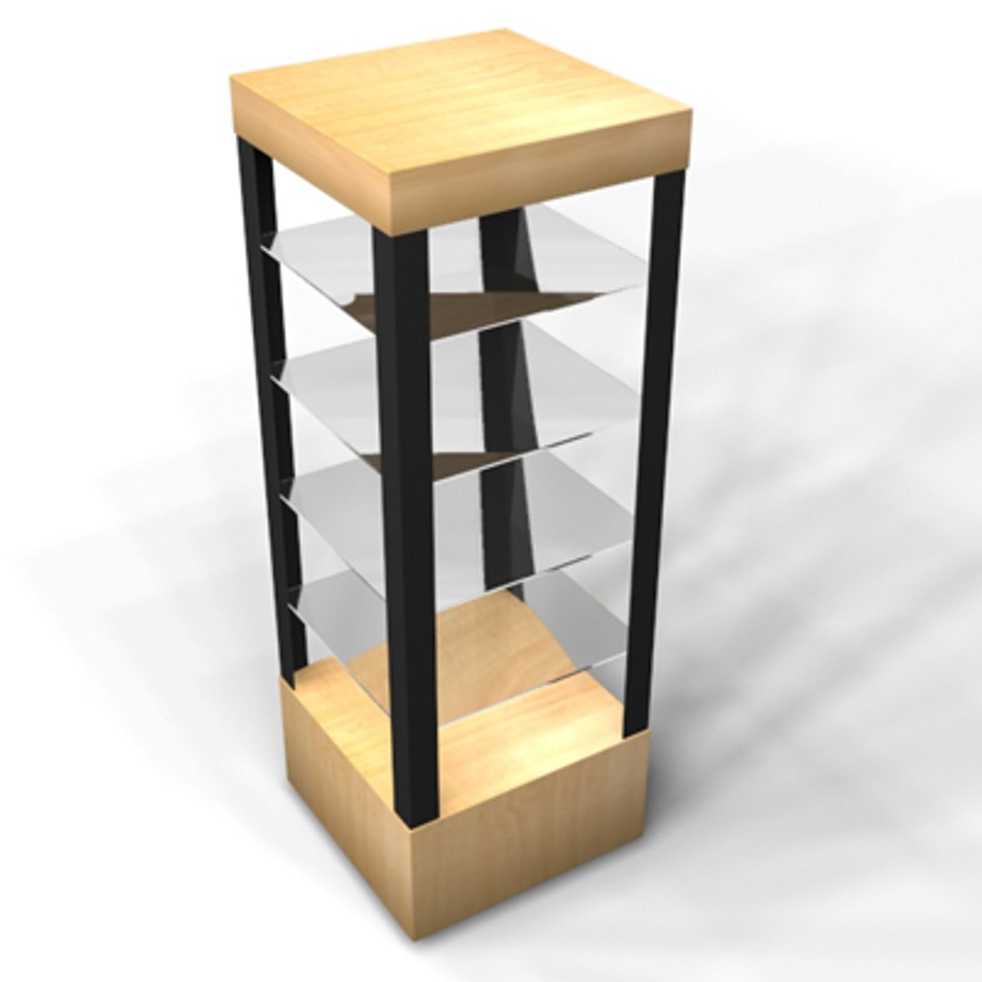 Display Case Retail 3d Model