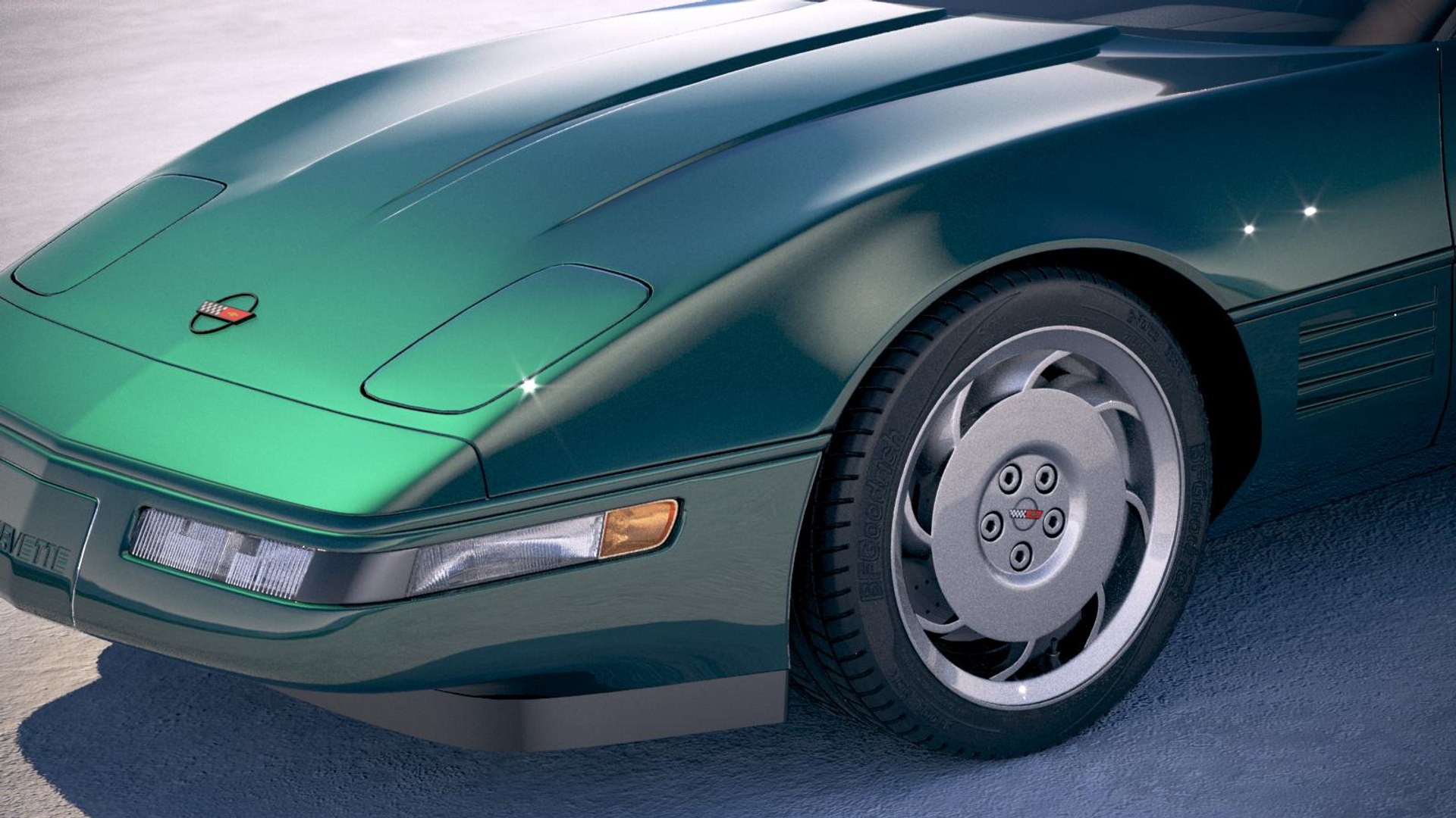 Chevrolet Corvette C4 3d Max